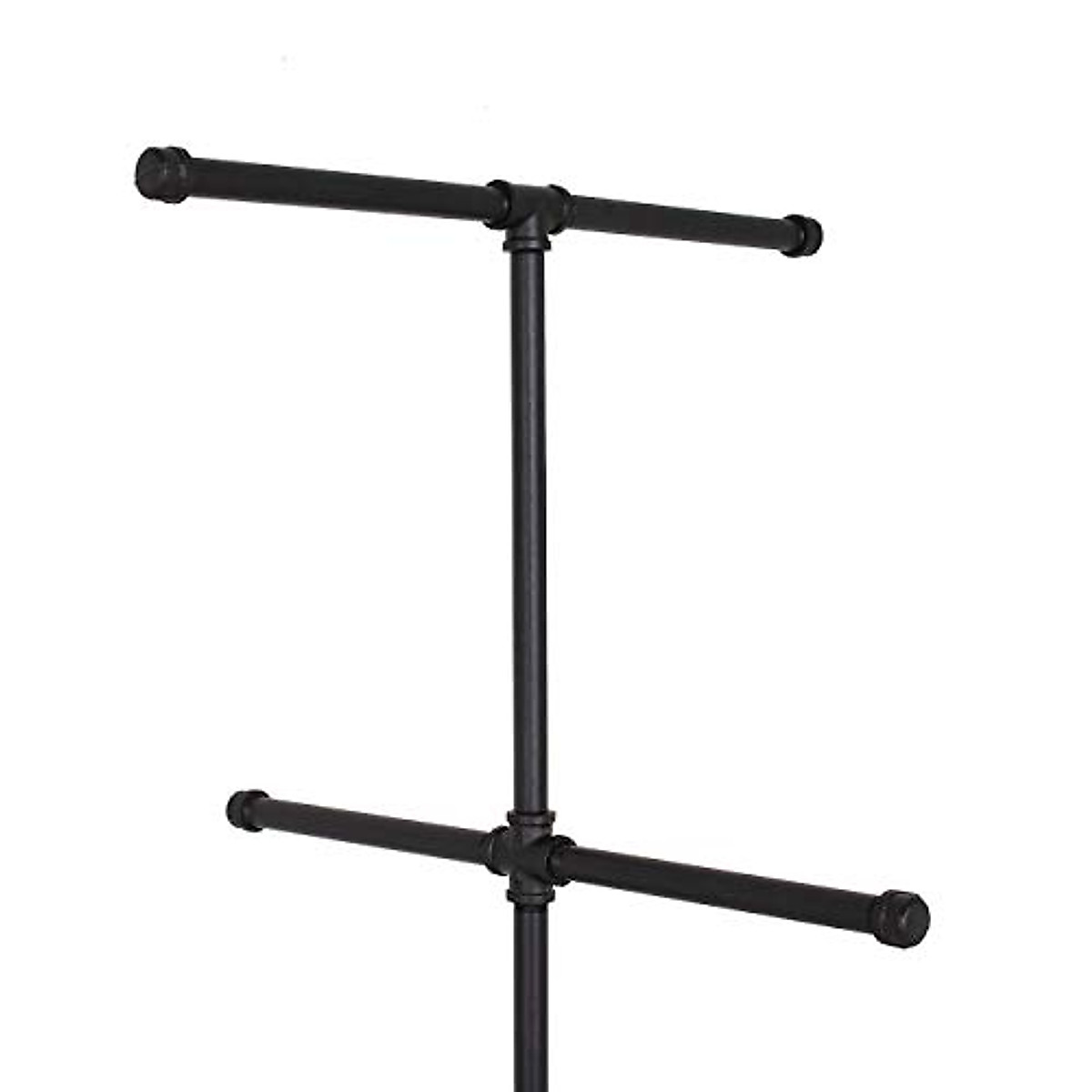 Industrial Pipe 4-Way Clothing Rack by William Robert's Vintage