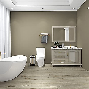 Mysflosy Peel and Stick Floor Tiles, Self-Adhesive Luxury Vinyl Flooring Plank,6x36inch 36pack 54 Sq.Ft, Waterproof DIY Deep Wood Grain Planks Easy to Install for Kitchen, Living Room, Light Brown