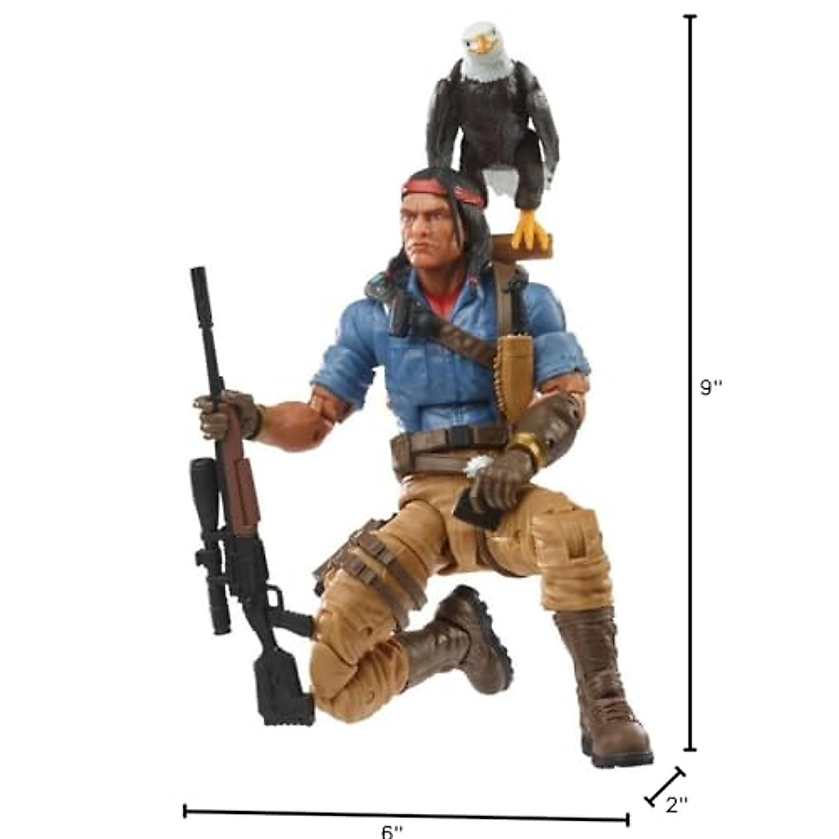 G.I. Joe Classified Series Spirit Iron-Knife Action Figure 36 Collectible Premium Toy, Multiple Accessories 6-Inch-Scale, Custom Package Art