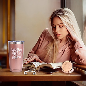 Birthday Gifts For Women, Unique Christmas Gifts for Her Best Friends Mom Grandma Sister Wife, Happy Women Birthday Gift Baskets - Funny Female Wine Tumbler Candle Bracelet Mirror Greeting Card