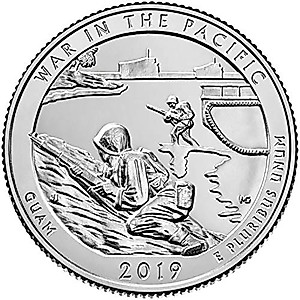 2019 D Bankroll of 40 - War in the Pacific National Historical Park, Guam Quarter Uncirculated