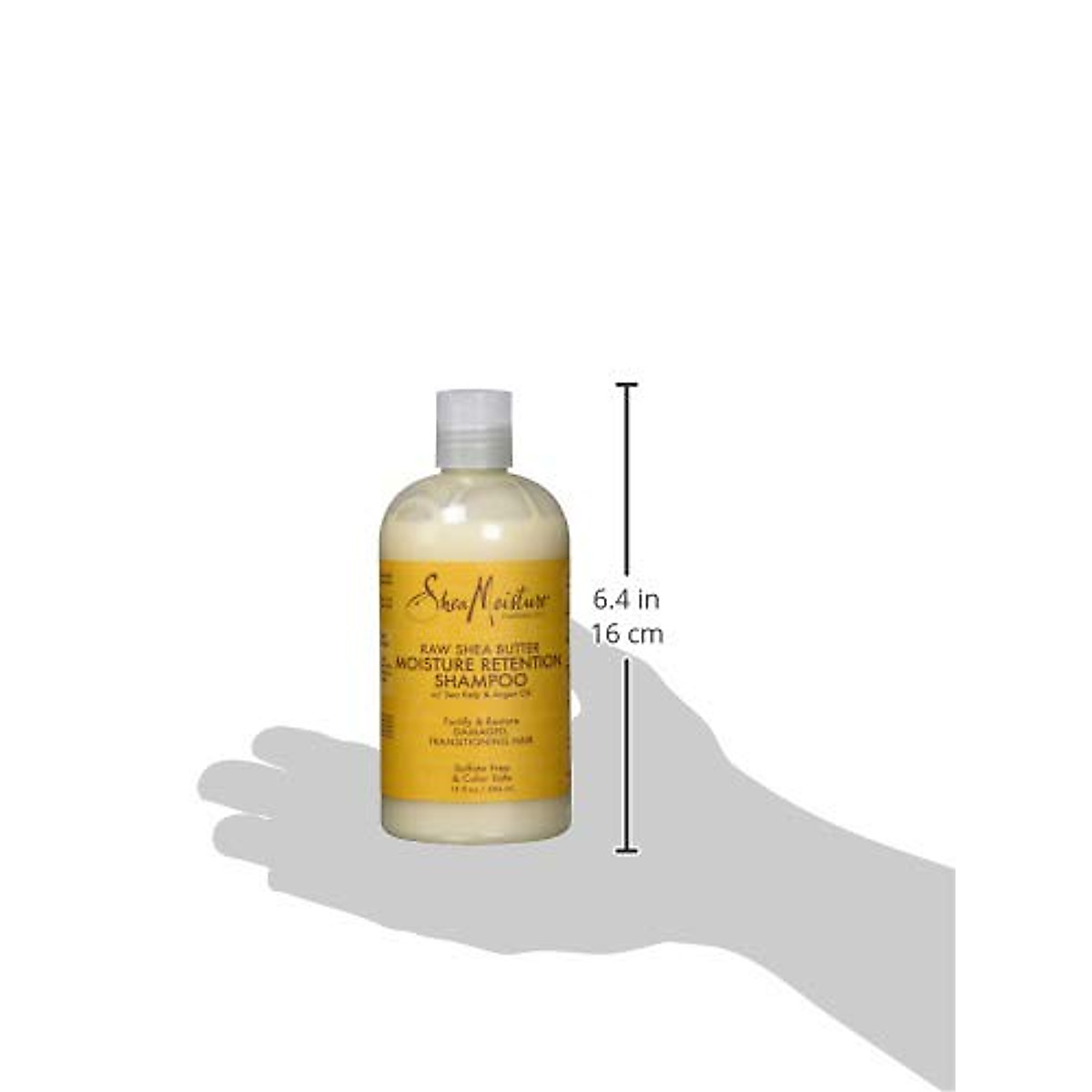 SHEA MOISTURE Raw Shea Butter Moisture Retention Shampoo, 13 Ounce