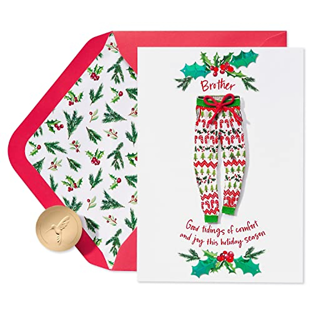 Papyrus Christmas Card for Brother (From My Couch to Yours)