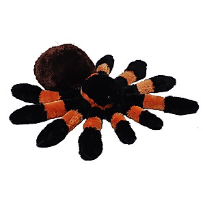 Wild Republic Tarantula Plush, Stuffed Animal, Plush Toy, Gifts for Kids, Cuddlekins 12 Inches, Black, Orange, Brown