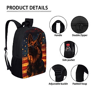 FOR U DESIGNS Universe Horse Backpack Set 3 Piece,High School Backpack for Women Teen Girls