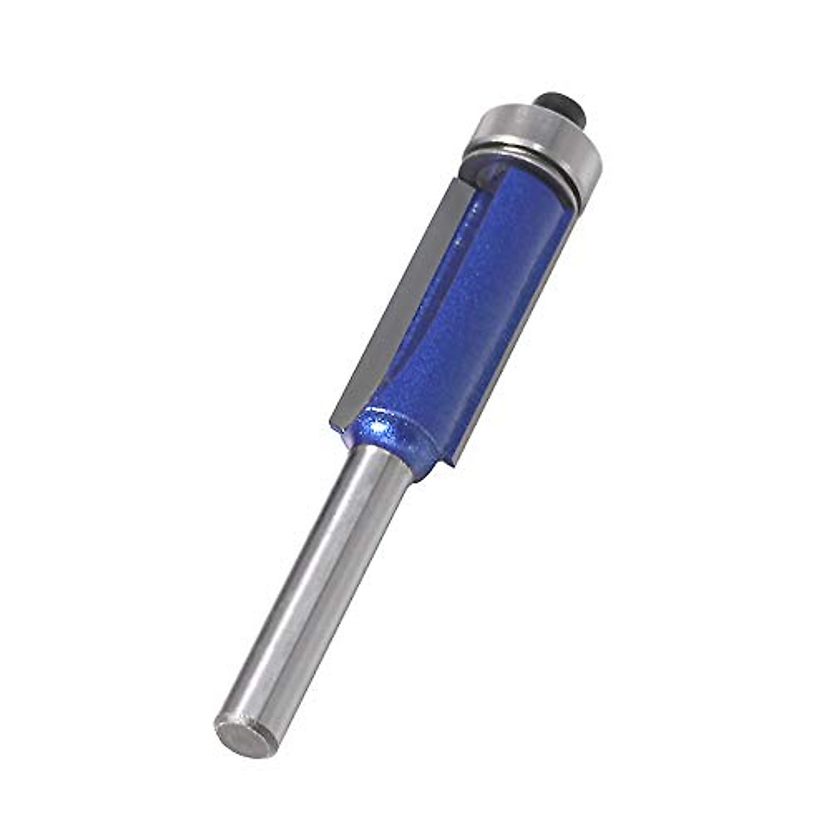 Wolfride 4PCS Flush Trim Router Bit Set 1/4 Inch Shank Top Bearing Flush Trim Router Bit