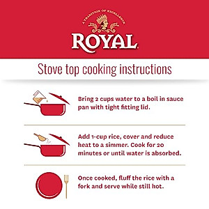 Authentic Royal Basmati White Rice, 15 lbs