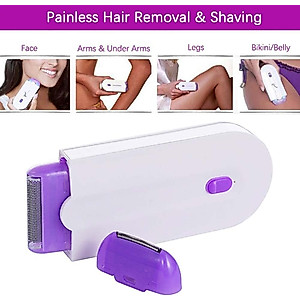 Focusothing Silky Smooth Hair Eraser,Laser Lhaver for Women, Painless Hair Removal,Light Technology Hair Remove,Silky Smooth Hair Eraser Laser,Apply to Any Part of The Body (1*Epilators)
