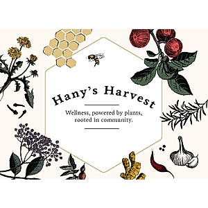 Hany’s Harvest Elderberry Oxymel Syrup, 8 oz Glass Bottle, All Natural Apple Cider Vinegar + Raw Honey Wellness Tonic, Gluten-Free, Small-Batch, Handcrafted