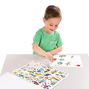 Melissa & Doug Sticker Collection Book: Dinosaurs, Vehicles, Space, and More - 500+ Stickers - FSC Certified