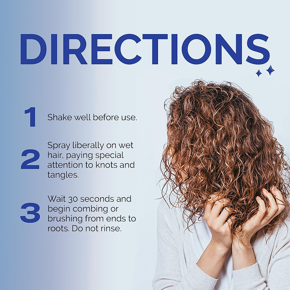 Curl Keeper Slip Hair Detangler Spray for Curly Hair, 8 Fl Oz - Leave In Conditioner Spray for Men, Women & Kids - Water-Based Detangling Spray Loosens Knots & Tangles with Aloe Vera & Silk Protein