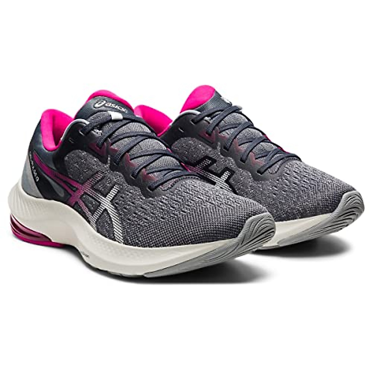 ASICS Women's Gel-Pulse 13 Running Shoes, 8.5, Carrier Grey/White