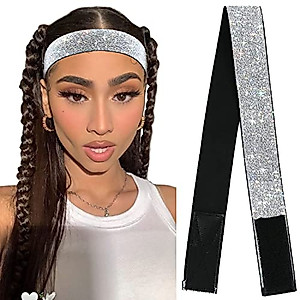 6PCS Head Wraps for Women's Wigs: Satin Scarf, Elastic Velcro Bands, Edge Brush and Hair Comb for Lace Frontals and Baby Hair Laying