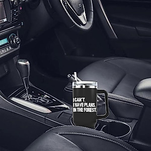 I Can't I Have Plans In A Tree Stand Deer Hunting Joke Tumblers Insulated For Dad