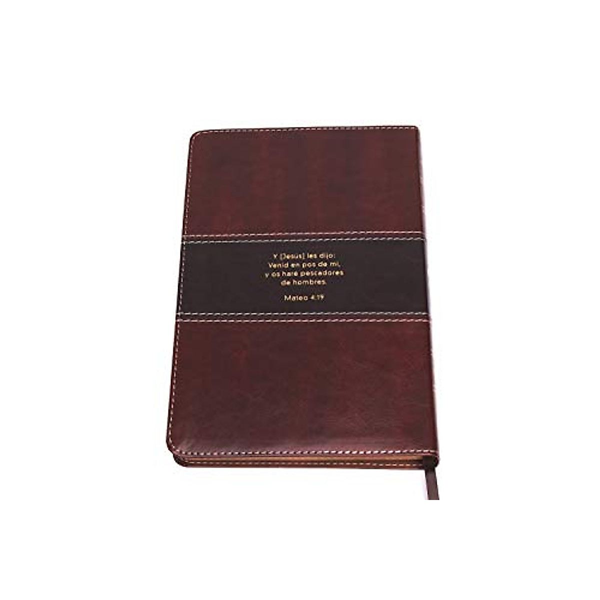 Reina Valera 1960 Biblia del Pescador, letra grande, caoba símil piel | RVR 1960 Fisher of Men Bible Hand size, Mahogany LeatherTouch (Spanish Edition)