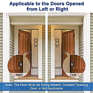 Liwin Anti-Theft Video Doorbell Mounts Compatible with Video Doorbell 1/2/3/3 Plus/4, Adjustable No Need to Drill Mounting Bracket Cover Adapter Holder Accessories for Home, Apartment, Office