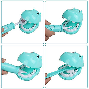 Anpro 46Pcs Medical Toy Kids Doctor Pretend Play Kit, Pretend Play Set with Stethoscope for Kids Doctor Role Play Costume Dress-Up, Birthday Gifts