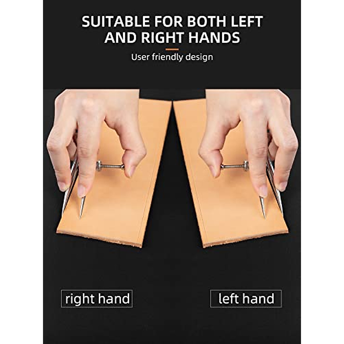 WUTA Spring Wing Divider 304 Stainless Steel Precision Scriber Caliper Tool Metal Dividers Adjustable Spacing Compass High Polished Round Leg for Drawing Circles, Leather Craft, Jewelry Design (Small)