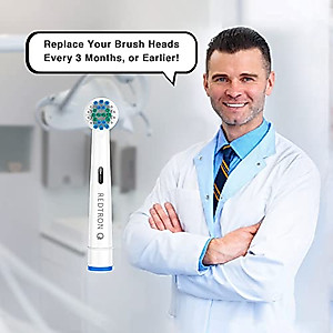 Replacement Brush Heads for Oral B (16 Count), Electric Toothbrush Replacement Heads for Precision Clean, Rechargeable Toothbrush Heads Compatible with Oral B Pro1000 Pro3000 Pro5000 Pro7000 and More…
