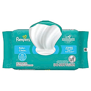 Pampers Baby Wipes Baby Fresh Scented 1X Pop-Top Packs 72 Count