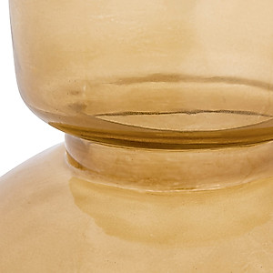 Creative Co-Op Modern Glass Vase, Olive Green