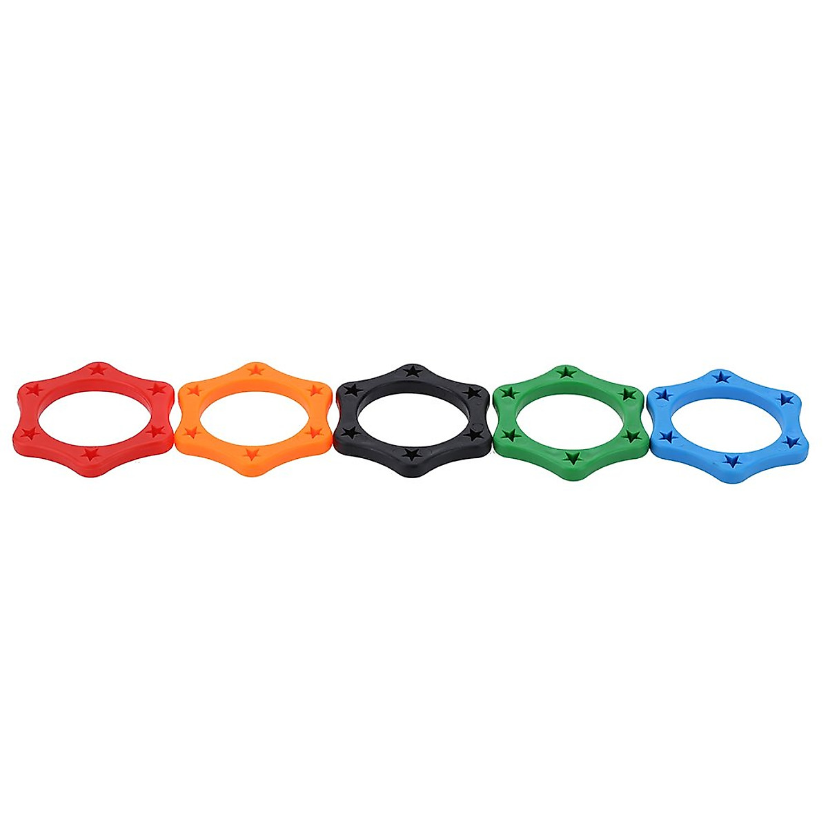 an-do-er 5pcs Rubber Wireless Handheld Microphone Rolling Protection Ring