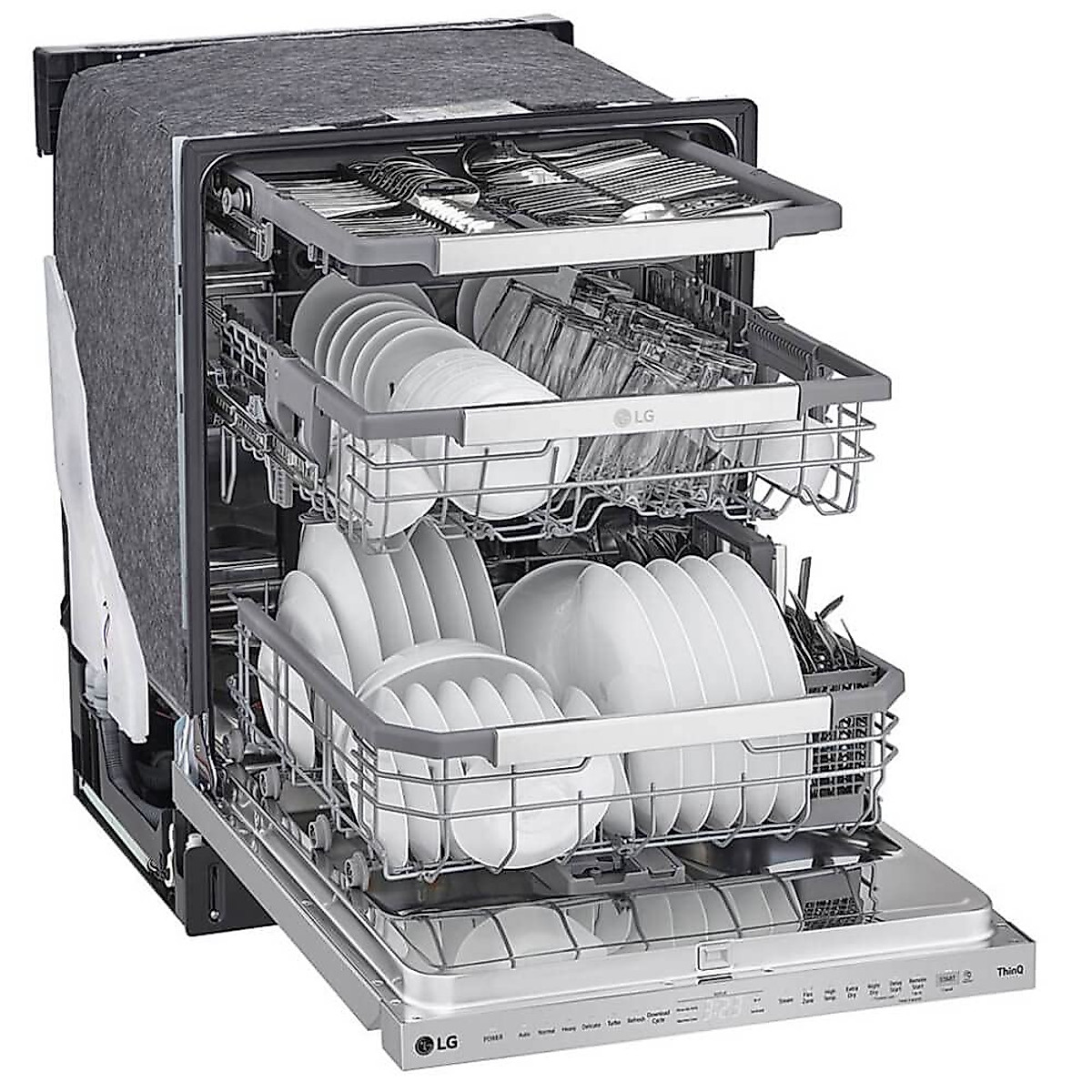 LG LDPS6762S 44 dBA Stainless Steel Top Control Smart Dishwasher