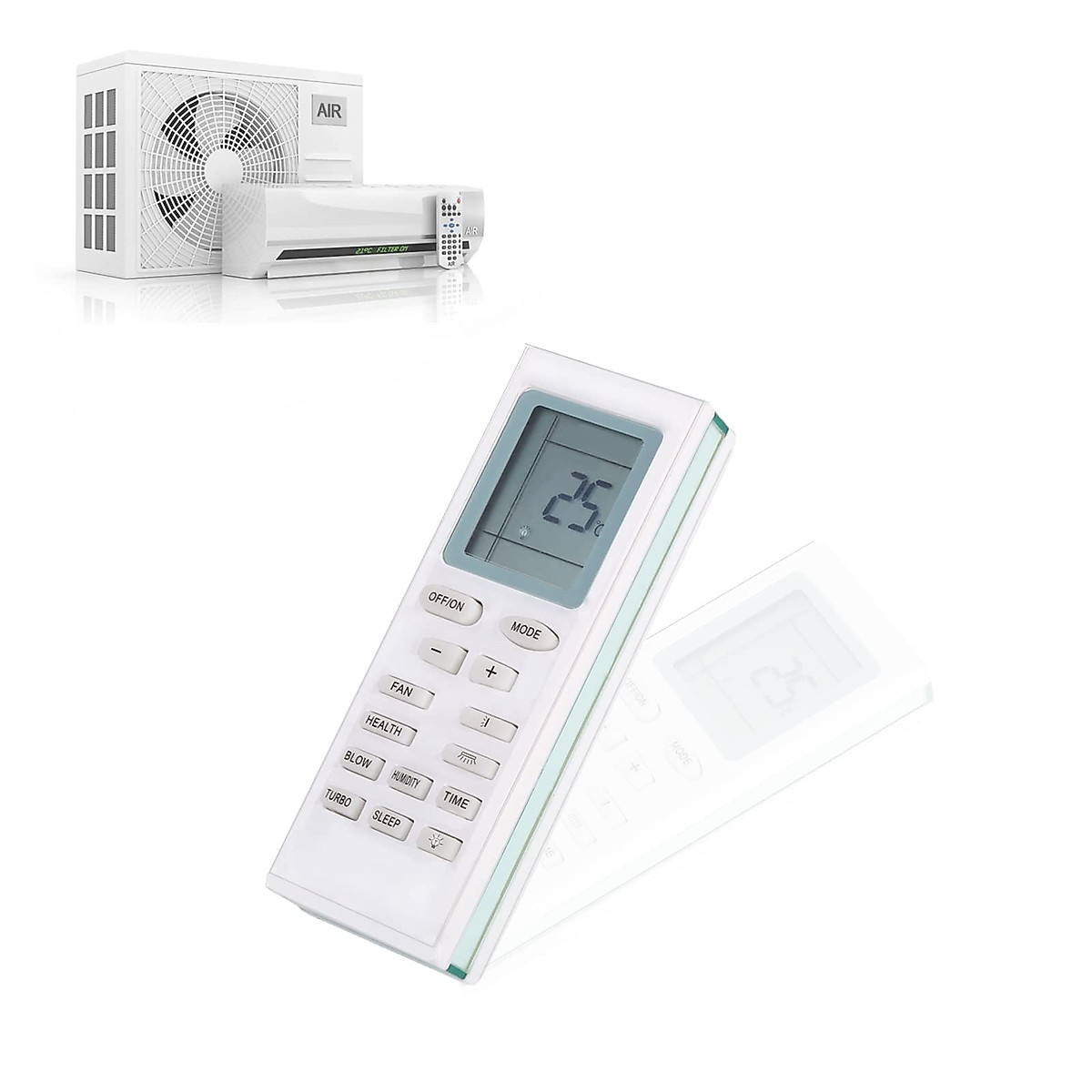 Replacement Air Conditioner Remote Control for Gree YBOF YB1FA YB1F2 YBOF1 YBOF2 YBOFB Y502K Universal Controller