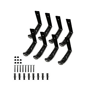 Lingyi Wall Mount Tire Rack Wheel Hangers - Space Saving Wheel Storage for Garage Shed, 8 Pack