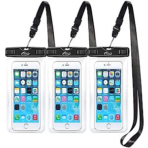 AiRunTech Waterproof Phone Pouch, Waterproof Cell Phone Dry Bag Compatible for iPhone 14 13 12 Pro Max Plus Cellphone Up to 7.0'' Large Waterproof Phone Case -3Pack REGULAR SETS