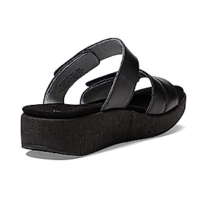 Alegria Women's Mena Black Platform Wedge Sandal 9 M US