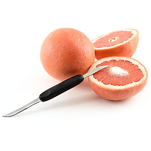 Norpro Grip-EZ Squirtless Grapefruit Knife, 8.75in/22cm, Black