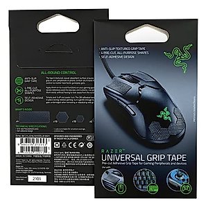 Razer Universal Grip Tape for Gaming Peripherals and Devices: Anti-Slip Grip Tape - 4 Pre-Cut, All Purpose Shapes - Self-Adhesive Design