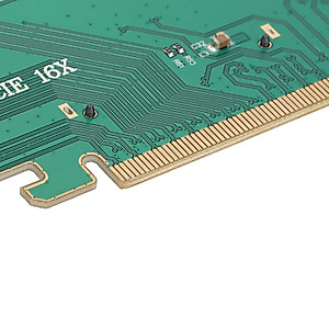 X16 Disk Array Extension, Drive Free Easy to Install Portable Nvme Pcie Card for 2.5in U.2 NVMe SSD‑SFF‑8639 PCIe Adapter