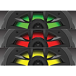BOSS Audio Systems MRWT69RGB Marine Waketower Speaker System - 600 Watts Of Power, 6 x 9 Inch, Full Range, 2 Way, Multi-Color LED Illumination, Marine grade, Weatherproof, Sold Individually