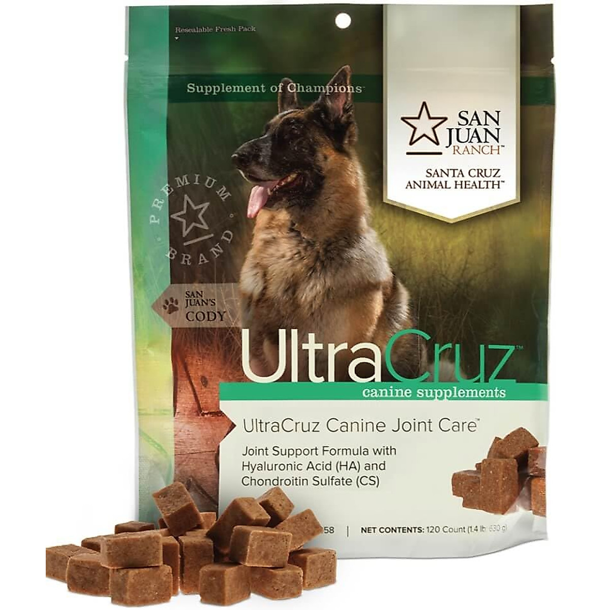 UltraCruz Canine Joint Supplement for Dogs, 120 Tasty Chews