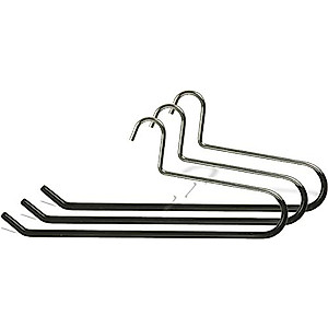 Heavy Duty Metal Quilt Hanger, Heavy Guage Steel Hanger with Vinyl Non-Slip Coating for Pants Linens or Textiles (Set of 1) by The Great American Hanger Company