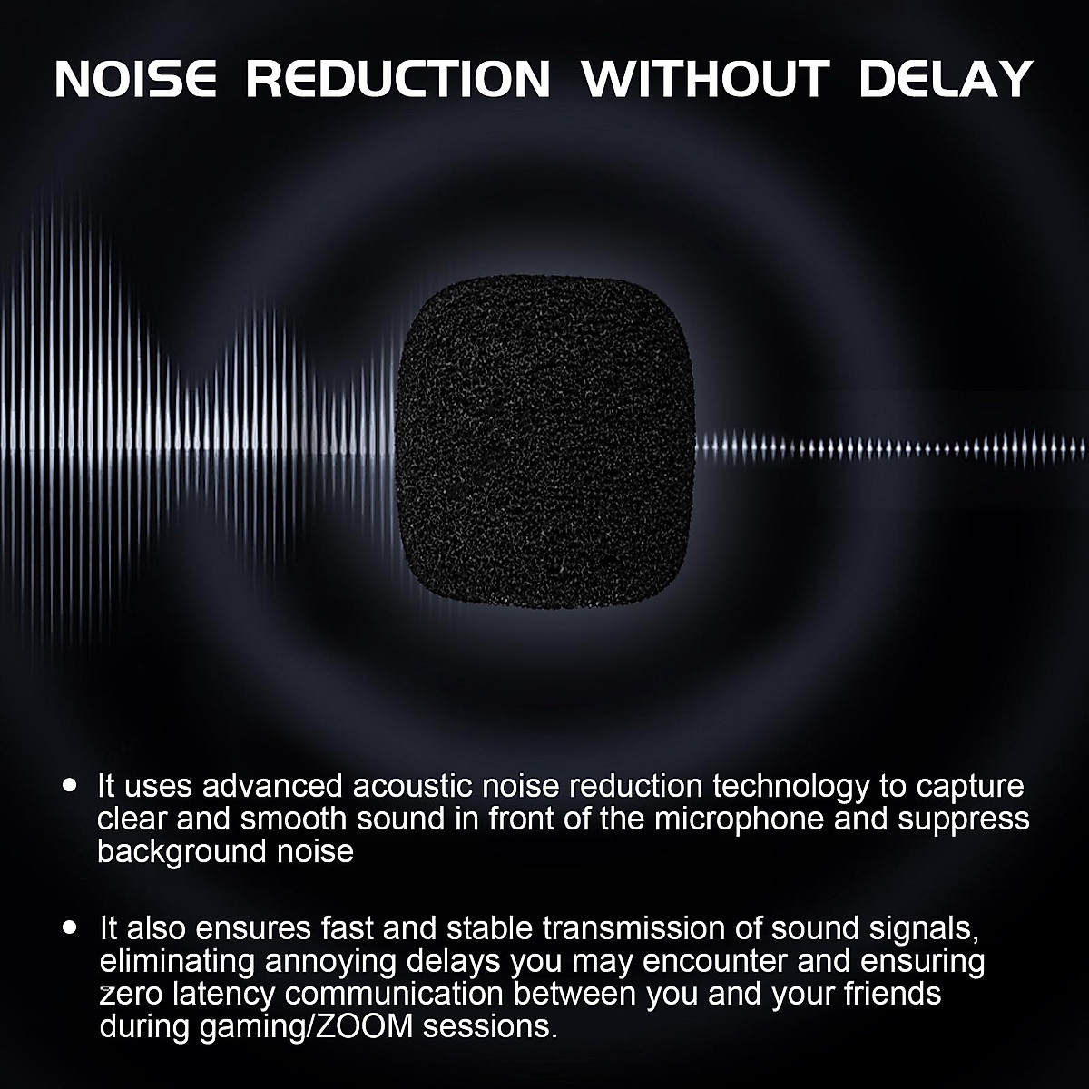 QC35 Boom Microphone Cable with 3.5mm Headset Splitter Adapter Compatible with Bose QuietComfort 35, QC35 II Headphones for PC, Laptop, PS4, PS5, Xbox One Controller