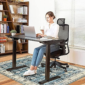 Anidaroel Home Office Chair Mat for Hardwood Floor, 48"x60" Office Chair Rug Protector for Rolling Chair, Computer Gaming Chair Mat, Low Pile Carpet Floor Chair Mat