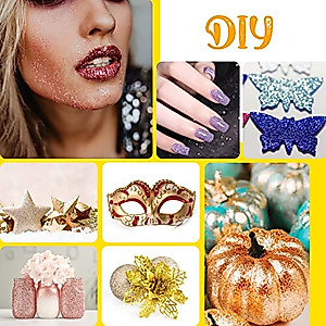 Temporary Glitter Tattoo Kids, Eleanore's Diary 31 Glitter Colors,165 Unique Stencils,2 Glue,4 Brushes,Adults & Kids Arts Glitter Make Up Kit, Gifts for Girls Boys Birthday Party Summer Beach Festival