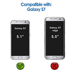 JETech Screen Protector for Samsung Galaxy S7 (NOT for S7 edge), TPU Ultra HD Film, Case Friendly, 2-Pack