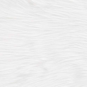 Delectable Garden Soft White Faux Sheepskin Faux Fur Chair Couch Cover Modern Area Rug Baby Blanket for Bedroom Floor Sofa Living Room Approx: 2 x 3 Feet - White