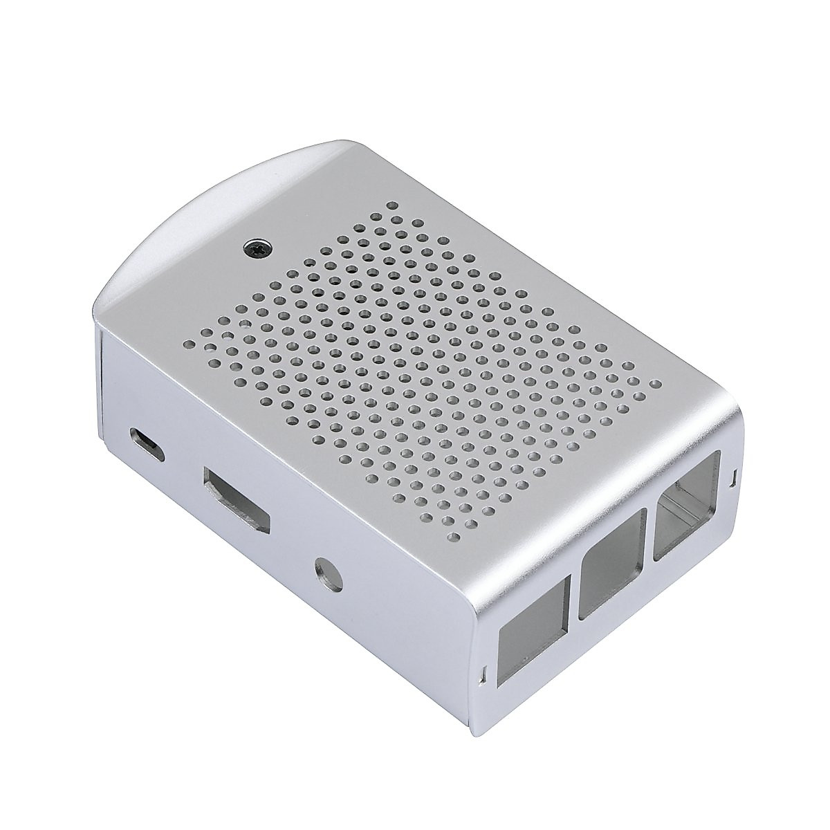 Raspberry Pi 3 Model B+ Aluminum Case Metal Shell Support Raspberry Pi 3 Model B B Plus (Silver)