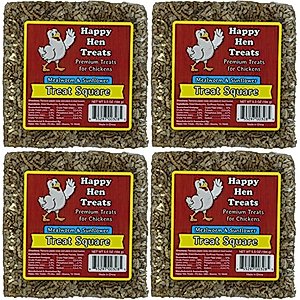 Happy Hen Treats Treat for Pets, Mealworm and Sunflower, 5.5-Ounce - 4 PACK