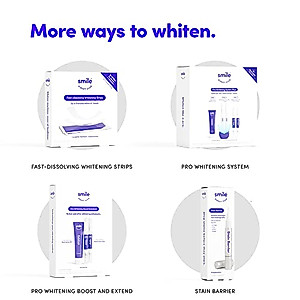 SmileDirectClub Teeth Whitening Kit - Wireless LED Light, 1 Gel Pen, Professional Strength - Pain Free, Enamel Safe, Up to 9 Shades Whiter in 1 Week