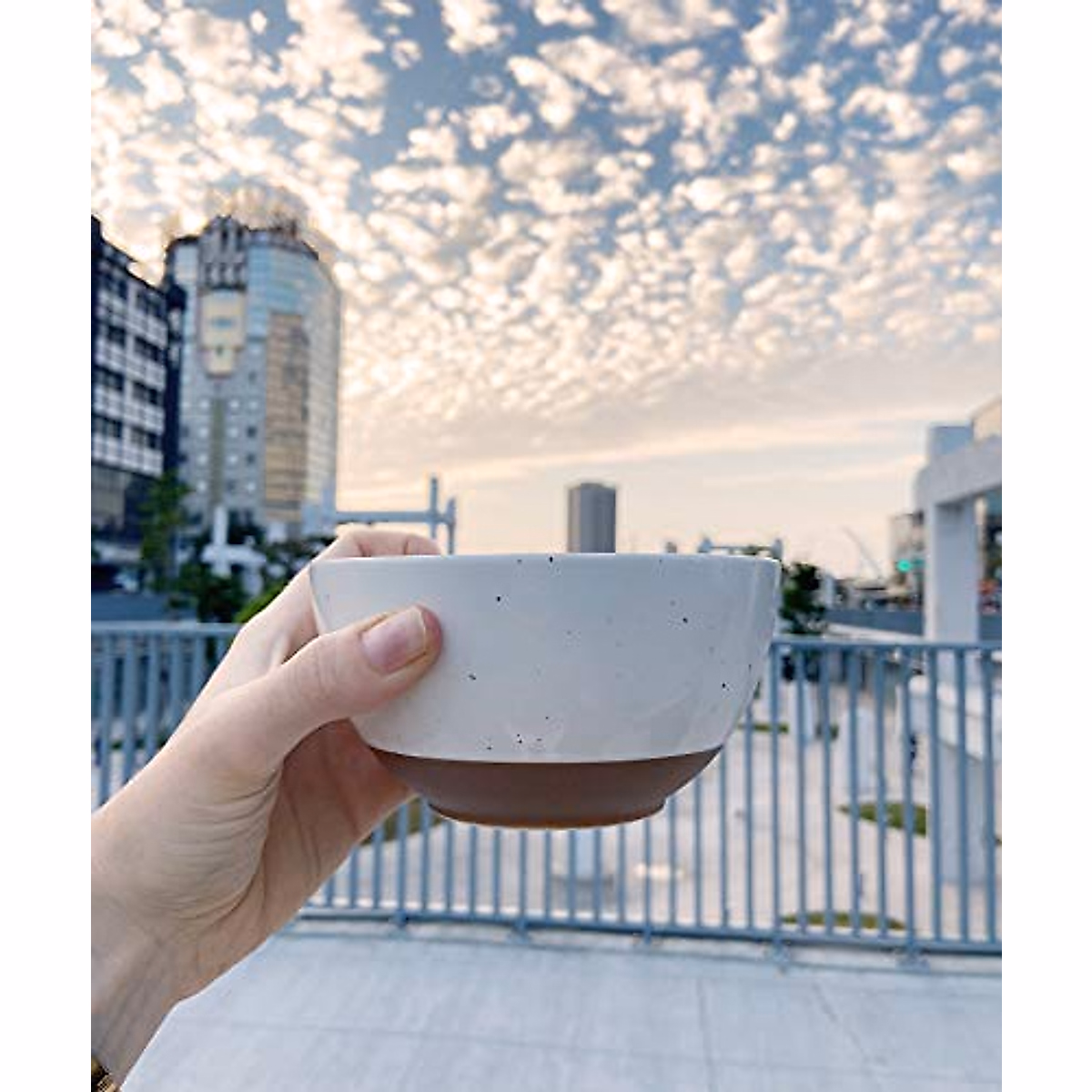 Mora Ceramic Small Dessert Bowls - 16oz, Set of 6 - Microwave, Oven and Dishwasher Safe, For Rice, Ice Cream, Soup, Snacks, Cereal, Chili, Side Dishes etc - Microwavable Kitchen Bowl, Vanilla White