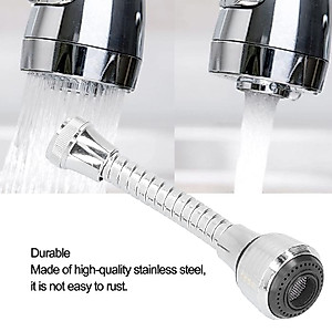Alvinlite Flexible Faucet Sprayer Attachment, Kitchen Faucet Extension Hose Universal Rotate Water Tap Hose for Kitchen Home Restaurant