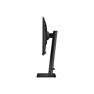 SAMSUNG S60UA Series 24-Inch WQHD (2560x1440) Computer Monitor, 75Hz, IPS Panel, USB-C, HDR10 (1 Billion Colors), Height Adjustable Stand, TUV-Certified Intelligent Eye Care (LS24A600UCNXGO) (Renewed)