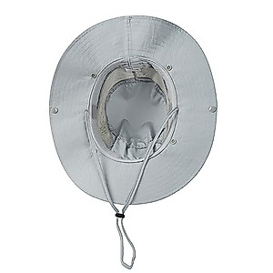 Zylioo XXL Oversized UV Sun Hats with Flaps,Big Size Boonie Hat with Drape Beach Hats with Neck Protection Sun Hat with Neck Flap