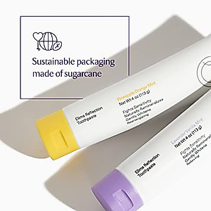 ELIMS Nano Hydroxyapatite Fluoride Free Toothpaste - All-Natural Xylitol Remineralizing Toothpaste for Whitening Sensitive Teeth - SLS Free Lavender Vanilla Mint Toothpaste for Adults & Kids 4oz